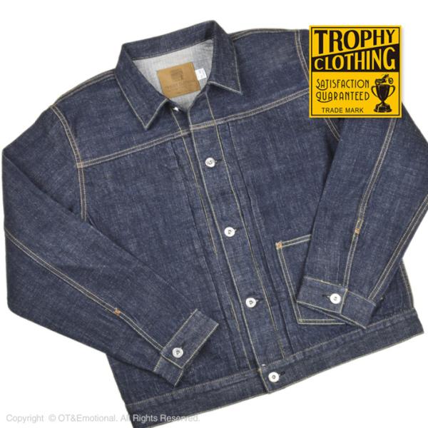トロフィークロージング（TROPHY CLOTHING）デニムジャケット Button Jacket Dirt Denim 2605