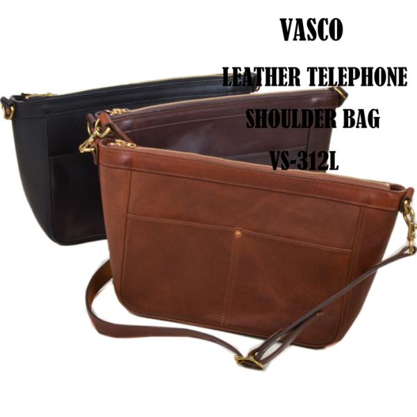 ヴァスコ（vasco）LEATHER TELEPHONE SHOULDER BAG VS-312L