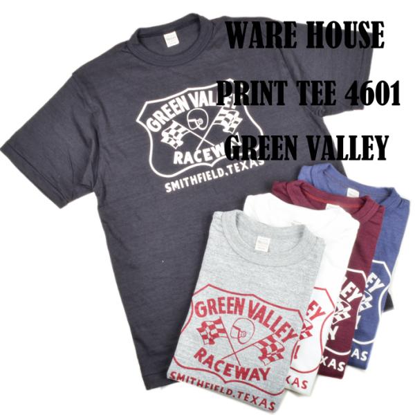 ウエアハウス（WAREHOUSE）Tシャツ 4601 GREEN VALLEY