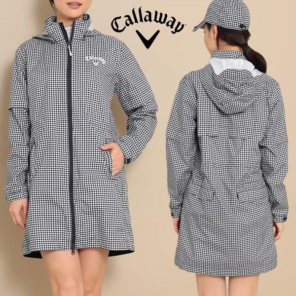 ●callaway ワンピース型レインウェア●品番：C23989203●サイズ：S、Ｍ、Ｌ、LL●カラー：ネイビー●素材: 表生地 ナイロン 100% 裏生地 ポリエステル 100%●特徴：防水性、透湿性、防風性、ストレッチ性●ダーミザクス...