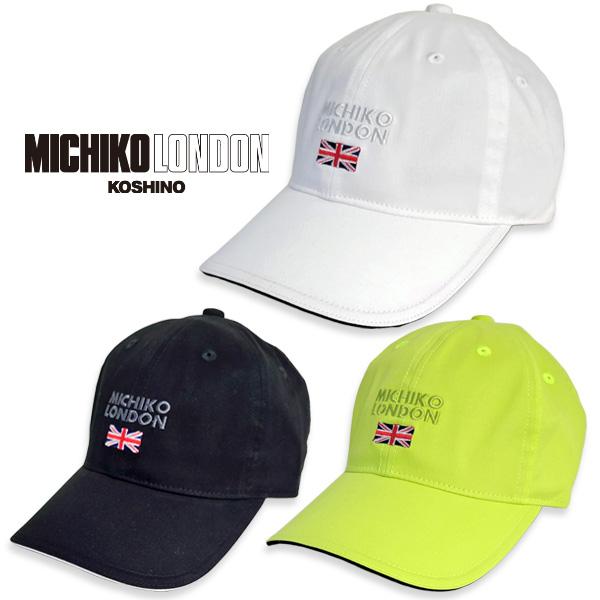 デザインがシンプルなツイルキャップ。●MICHIKO LONDON ゴルフレディースキャップ ツイルキャップ●品番：MLG2S-09●本体価格：￥3,800+税●素材：綿100%●サイズ：フリー●カラー：ライム、ホワイト、ブラック●中国製※...