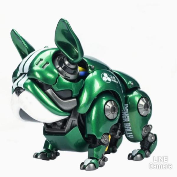HWJ RAMBLER企画製作、オリジナルの塗装済完成品フィギュア「メカブルドッグ」です。ブルドッグのブサカワイイ外観とサイバーパンク風のメカデザインを完璧に融合し、高い可動性能も兼ね備えた手のひらサイズのロボット犬。是非お見逃しなく。　サ...
