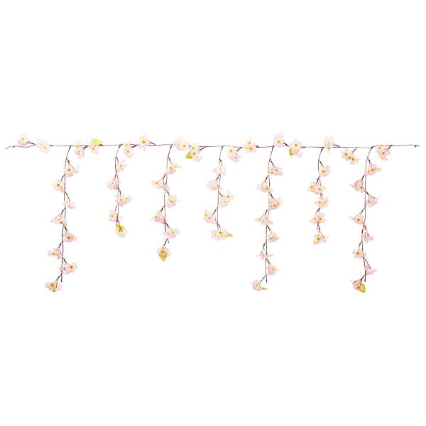 【素材】ポリエステル・ポリエチレン【サイズ】幅175×高さ50cm【入数】1本〜商品の説明〜壁面装飾などに使いやすいサクラのガーランドです。商品棚に置いたり、ワゴンや看板に巻いたり、壁に吊るしたり、桜を使って春らしい店舗ディスプレイに。春の...