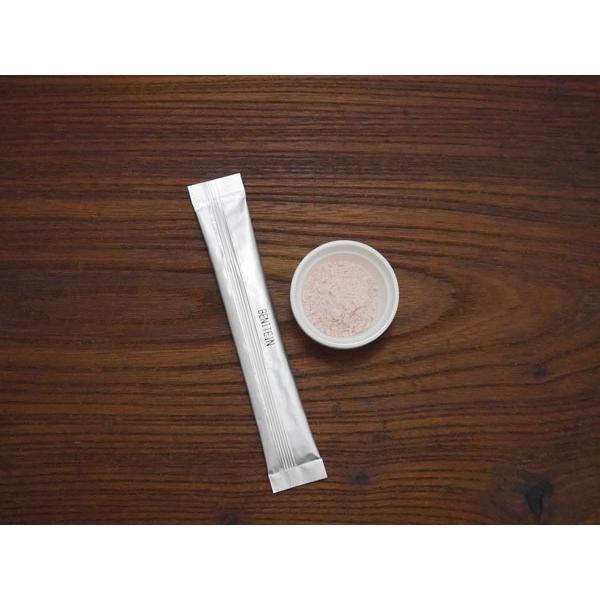 日本の国菌を用いお米から生まれたプロテイン！それがコメテインそして、この製品は紅麹を加味した。白麹のクエン酸に紅麹の栄養素が加わったbenitein（ベニテイン）です。出先でもサッと摂れるスティックタイプも便利。120cc程度のお湯に溶かし...