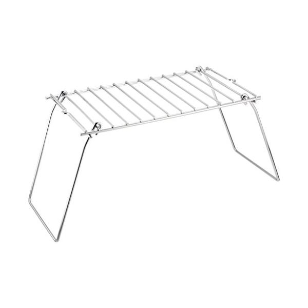 【商品概要】製品サイズ:幅490×奥行165×高さ185mm(焼網面:305×165mm)材質(品質):鉄(クロムめっき)これだけでバーベキューコンロを使わずして料理するという人もいるほどの便利アイテム。鍋や小鍋置いて、お湯沸かしたりにもG...