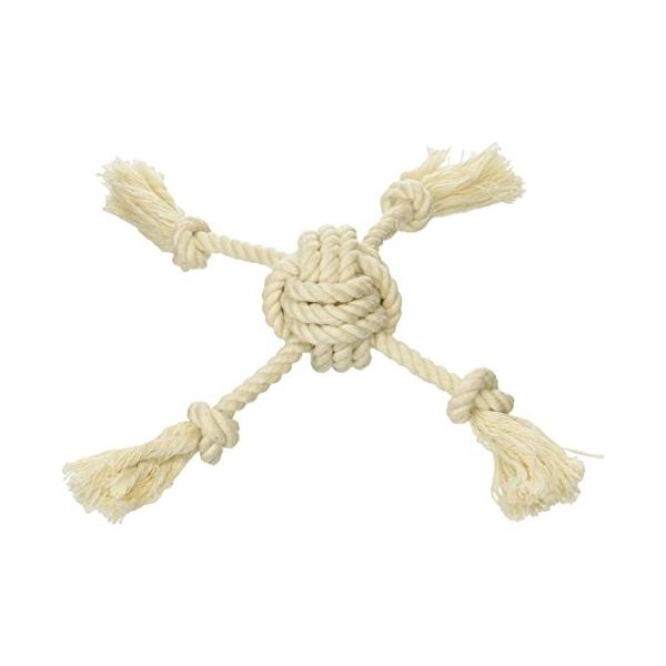 【商品概要】原産国:ベトナム【商品説明】説明商品紹介噛むところがいっぱい! ボールとロープ(4本)が一緒に楽しめるデンタル玩具。<対象:小型犬>使用上の注意ペットの用途以外には使用しないでください原材料・成分コットン【商品詳細】...