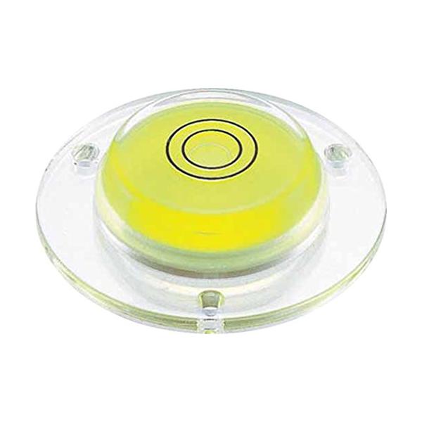 【商品概要】高さ(mm):11マグネット:なし直径(mm):45精度:±2.50mm/m=±0.1432°以内感度:0.50mm/m=0.0286°【商品説明】●水平面全方向が測定できます。●機械・器具などにビスで取り付けて使用できます。●...