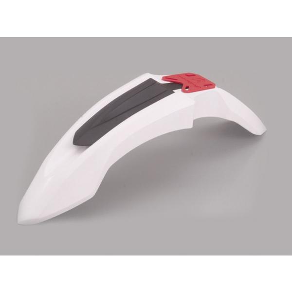 【商品概要】【商品説明】商品紹介●前方からのエアを後方に抜くベンチレーションシステムを搭載したフロントフェンダー。●取付穴付き+特殊プレート(UFXシステム)で面倒な穴あけ加工が不要。使用上の注意●WR250R/Xに装着する場合は、別売の(...