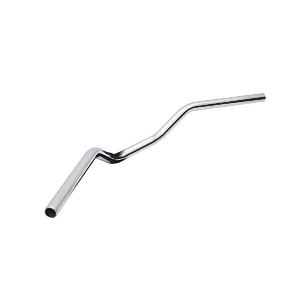 【商品概要】適合車種:汎用　外径φ22,2mm 内径φ18mm肉厚2mm素材：スチール製（STKM13A）カラー：クロームメッキ全幅700mm/全高85mm/内入角度20°/プルバック幅140mm/前倒角度77°/クランプ有効幅125mmス...