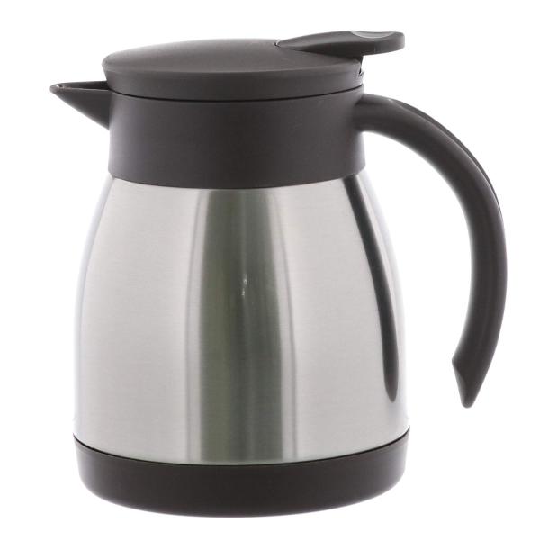 【商品概要】サイズ:幅14.5×奥行11×高さ15cm材質:本体内側/18-8ステンレス鋼、本体外側/ステンレス鋼(アクリル樹脂塗装)、口金・ハンドル・ふた栓/ポリプロピレン(耐熱温度100度 耐冷温度-20度) 、開閉レバー/ABS樹脂(...