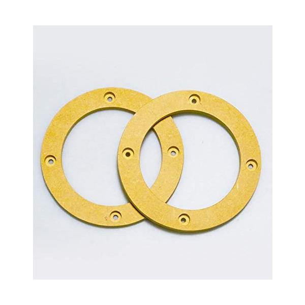 【商品概要】社外スピーカーを取り付ける際に使用するものです。適合車種：JB23/33/43ジムニー適合スピーカー：10cm/95mm厚み：9mm　素材：MDF防水処理：なし【商品説明】説明リア専用のインナーバッフルです。当社のバッフルに交換...