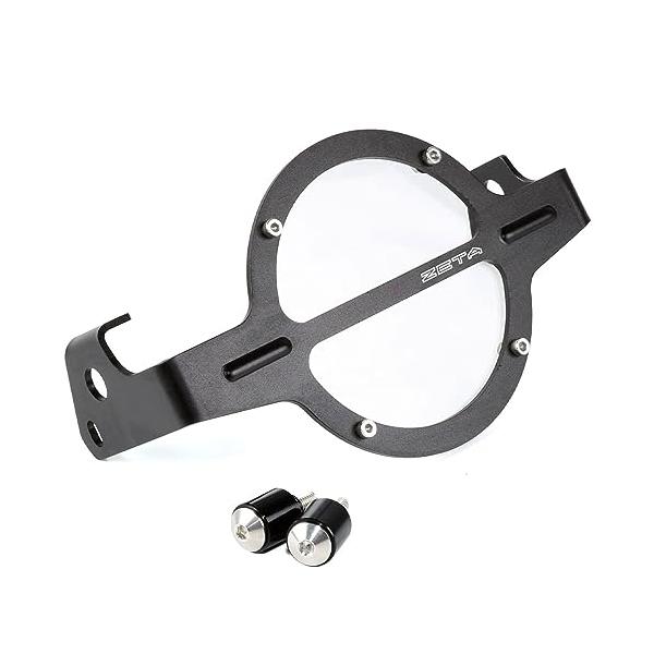 【商品概要】頑丈なアルミ製フレームと、照射を妨げないポリカーボネート製プロテクターによるハイブリッド構造のヘッドライトガード。林道やオフロード走行での飛び石や枝などからヘッドライトレンズを保護し、傷や割れを防止する。【 アルミフレーム部 】...