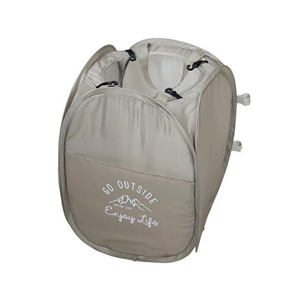 【商品概要】製品サイズ:(約)380×380×高さ500mm収納サイズ:(約)外径18.5×厚さ5.5cm(持ち手含まず)材質:本体生地/ポリエステル、フレーム/バネ鋼原産国:中国部門名: ユニセックス大人【商品説明】製品サイズ:(約)38...