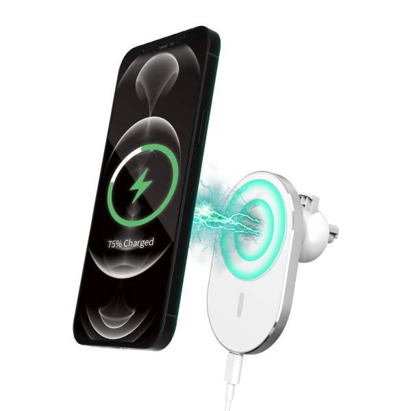 【商品概要】【急速ワイヤレス充電】急速充電には、QC 2.0 / 3.0（12V、1.5A）（9V、2A）カーチャージャーを使用してください。 車の充電器（5V、2.4A）を使用している場合でも充電はできますが、すぐには充電されません。 M...