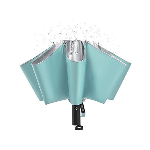 【商品概要】UPF 50+ 日傘: シルバー コーティング層の生地が熱を反射して体を冷やします。 UPF 50+ の高い UV 定格は、有害な UVA および UVB 太陽光線の 99.9% をブロックし、太陽の下で肌を保護します。 太陽の...