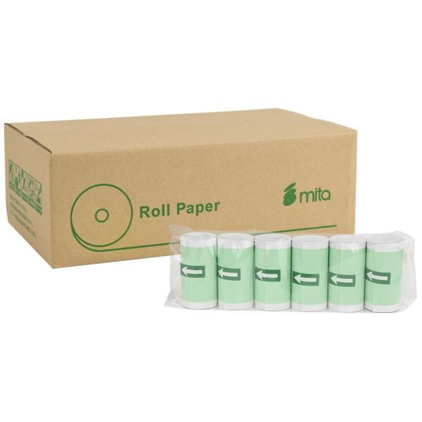 【商品概要】種別 ： 感熱ロール紙入り数 ： 24巻保存性 ： 10年保存（※メーカー指定適切な環境下にて）サイズ：幅57mm×外径30mm×内径11mm コアレス長さ：10m / 紙厚：64μ（0.064mm)±5μ / 包装：6巻ピロー...