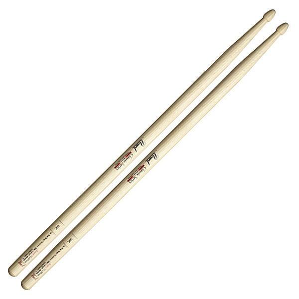 Pearl Drum Stick 9HCパール・ドラムスティック 14x407mmジョージ川口モデルClassic Series ヒッコリー クリアラッカー細めのスティックで、細かなスティックワークがしやすく、アタック音に変化がつけやすい為...