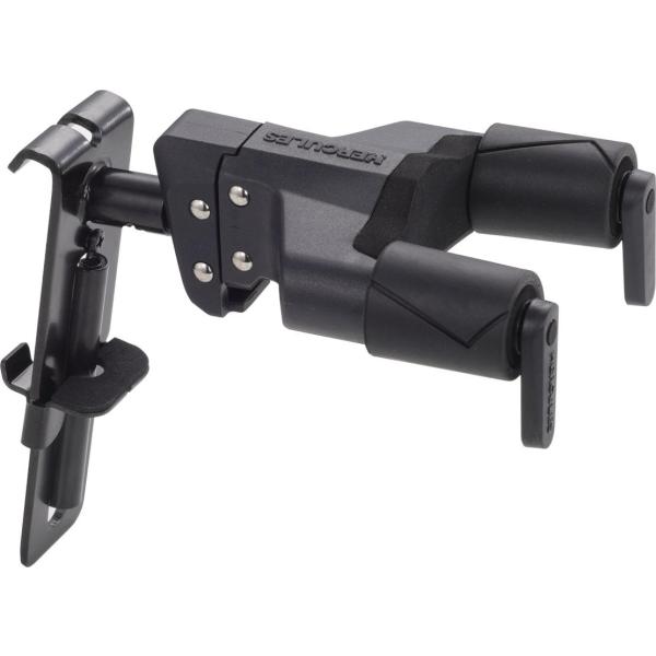 HERCULES GSP39HB PLUSソリッドボディーギターに適したショートネックのハンガー。取り付け網付の壁にセットするタイプです。マウント部は下方向からスプリング式で支えます。AGS（オートグラブシステム）は、ギターあるいはベースの...