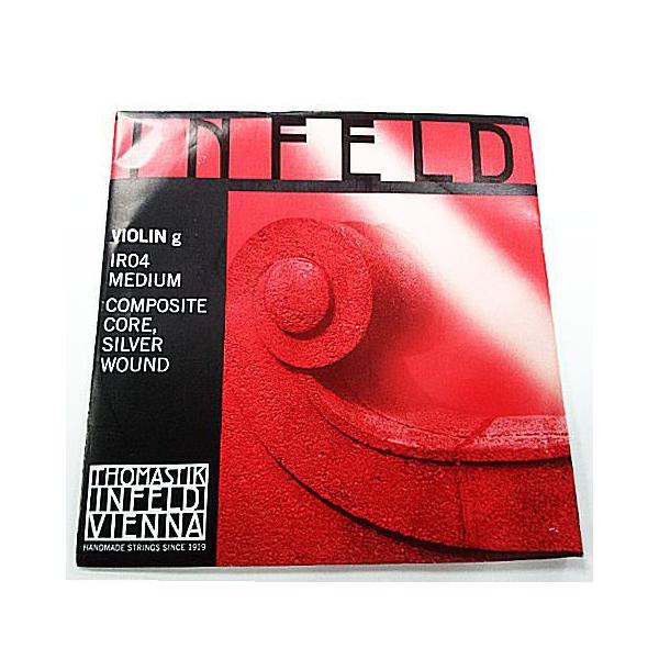 Infeld Red　Thomastik Infeld  インフェルド 赤 G線 同社「ドミナント」に比べ「赤」は重厚感のある落ち着いた音色です。 【スペック】 バイオリン 4/4サイズ用4G　composit/silver　コンポジットコ...