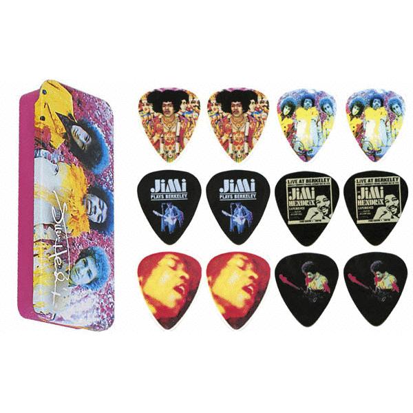 ■ピック厚：Medium【ピックデザインは6種類（各2枚）】・ARE YOU EXPERIENCED 1967・AXIS;BOLD AS LOVE 1967・ELECTORIC LADYLAND 1968・BAND OF GYPSYS 19...