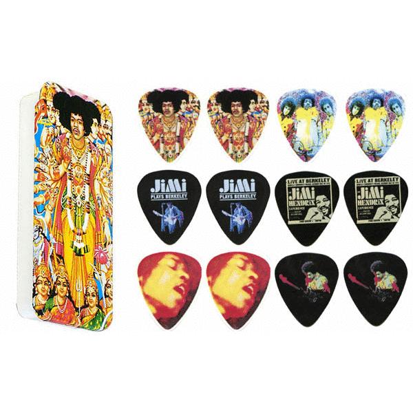 ■ピック厚：Medium【ピックデザインは6種類（各2枚）】・ARE YOU EXPERIENCED 1967・AXIS;BOLD AS LOVE 1967・ELECTORIC LADYLAND 1968・BAND OF GYPSYS 19...