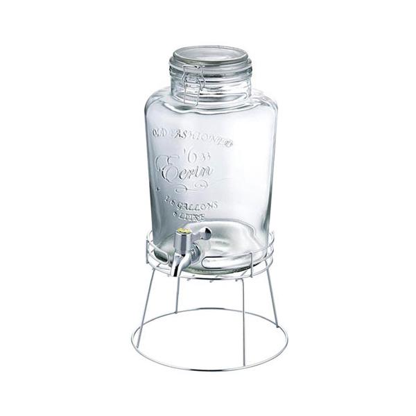 【送料無料】ホームパーティーなどでも大活躍間違いなしのガラス製ディスペンサー。ハーブウォーターやサングリアなどを気軽に自宅でオシャレに楽しめます。コックから欲しい量だけ飲み物を注ぐ事が出来ます。サイズは2サイズ。サイズによって異なったデザイ...