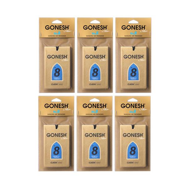 【送料無料】GONESH独特の濃厚なコンプレックスフレグランスを染み込ませた、吊り下げタイプの芳香剤。場所を選ばず使えるため、車だけでなくロッカーの中など小さなスペースでの芳香剤として重宝します。"Sprig Mist（春の日の朝霧）"の中...