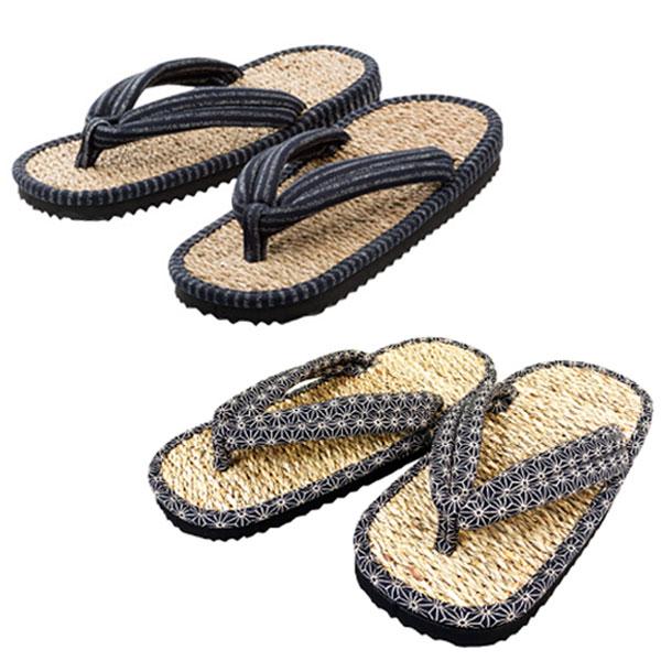 ■日本伝統工芸の手作り縄草履。荒縄効果により足ツボを快適に刺激、足裏をまるごとマッサージ。自然草をひも状の縄に仕上げ、それをタタミ風に織り上げました。縄の凸凹部分が足裏のツボを適度に刺激し、程よいマッサージ効果を与えて、全身をリフレッシュ。...