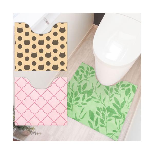 汚れたら捨てるだけ！撥水加工付きなので汚れが染み込みにくく、床面を汚さずに捨てられます。トイレの形に合わせてフリーカットOK！洋式トイレはもちろん、男性用小便器の足元など、様々なトイレにご使用いただけます。