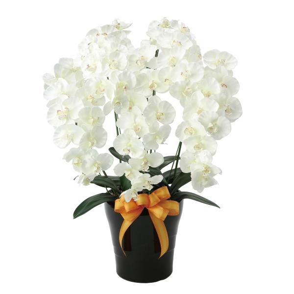 【送料無料】造花だから、水やり不要でずっと楽しめるインテリア。消臭・抗菌効果のある、光触媒「V-CAT」を使用。インテリアとしてはもちろん、プレゼント・ギフトにオススメです。商品名 光触媒　光の楽園 プレミアム胡蝶蘭5本立商品サイズ(約) ...