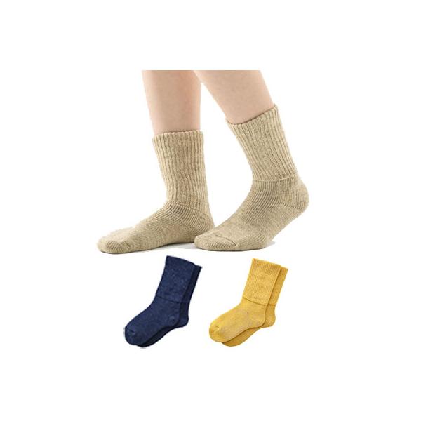 【送料無料】電気いらずで驚くほど温かい！履いてあたたかく、蒸れやニオイも抑えます。足先が冷える方や、かかとのカサカサにもおすすめです。■商品名 婦人もこもこソックス■品番  インディゴ m21001　マスタード m21002　■JAN  イ...