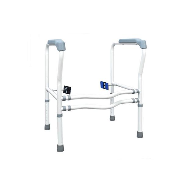 【商品内容】：トイレ用補助手すり【幅調整】：(約)57.5〜63cmcm【高さ調整】：(約)71〜83.5cm【重量】：(約) 3kg【耐荷重】：(約)100kg【材質】：炭素鋼