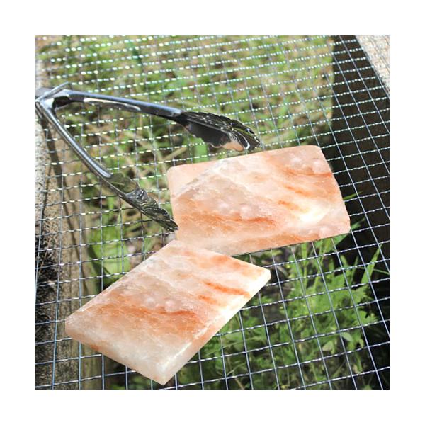 【送料無料】岩塩プレートとは、岩塩の塊で板状の形をしています。岩塩プレートを焼き網の上に置いて、プレートが温まってきたらその上に食べたい食材を乗せるだけ！遠赤外線効果で食材がしっとりと柔らかく仕上がり、岩塩より溶け出すミネラルの旨みが食材に...