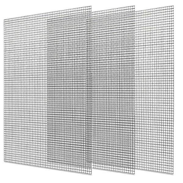 【商品名】　EUSTACE ステンレスメッシュ 3枚セット 網目1mm A4サイズ 産業用金網 防虫 濾過網 ステンレス 平織金網 産業用 20メッシュ 【商品説明】　・【DIYカット】：使いやすく、必要に応じて適切なサイズに曲げたりカット...