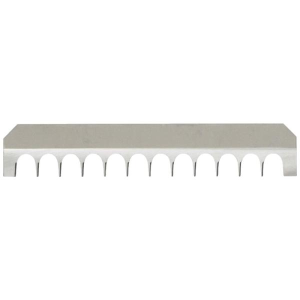 【商品名】　ベンリナー交換刃 荒歯 【商品説明】　・サイズ:幅1.9×奥行10.5×高さ0.1cm・原産国:日本・材質:ステンレス鋼・重量:0.012kg 【サイズ】　高さ : 0.30 cm　横幅 : 3.50 cm　奥行 : 14.90...