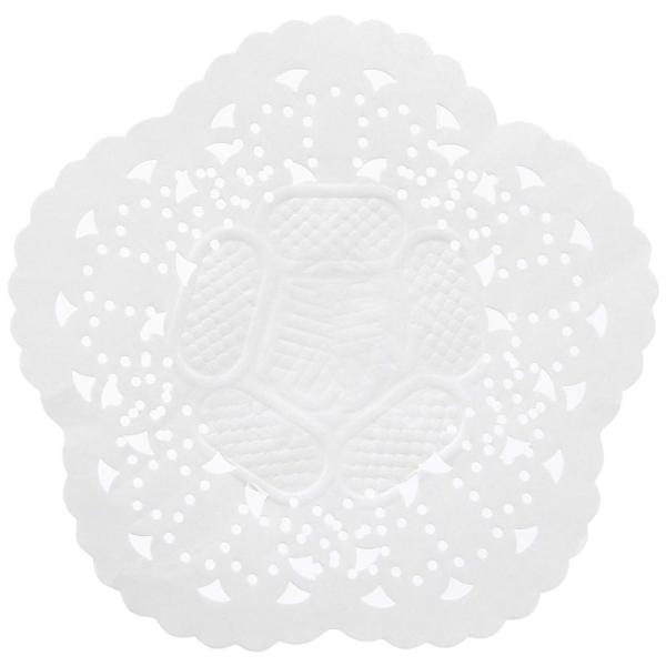 【商品名】　泰正 レースペーパー 4号 丸型 日本 (500枚入) XLC02004 【商品説明】　・500枚入・サイズ:直径102mm・原産国:日本・本体重量:210g・素材・材質:純白ロール紙 【サイズ】　高さ : 4.60 cm　横幅...