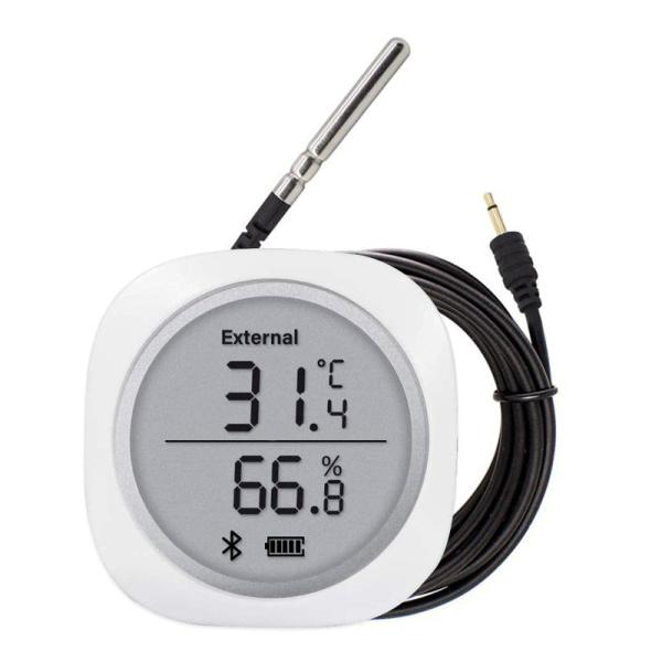 【商品名】　Inkbird 温湿度計 Bluetooth対応 データロガー デジタル 温度計 湿度計 スマホで温度湿度管理 グラフ記録 プローブ付き マ 【商品説明】　・【アプリ対応】Bluetooth検知範囲：30メートル（障害物なし）電...