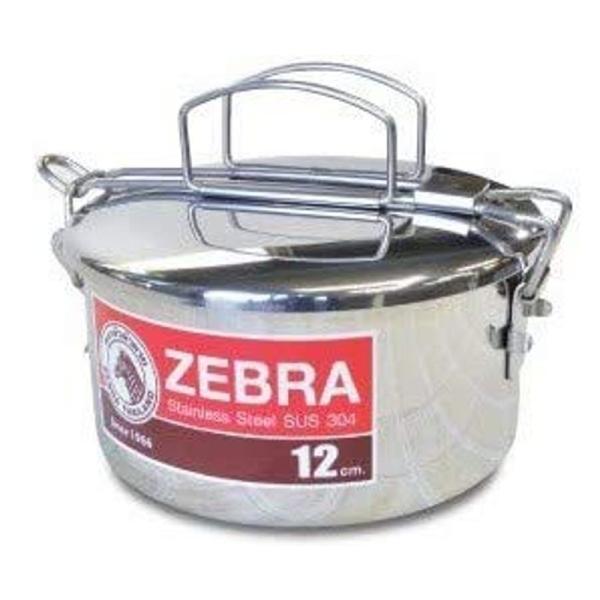 【商品名】　インナートレー付き ゼブラ ステンレス ランチボックス トレイ付き 12cmフードキャリア、お弁当箱、ZEBRA、zebra、新生活 応援、 【商品説明】　・SIZE:直径約12cm×高さ約8cm（蓋含む）・異種金属接触腐食によ...