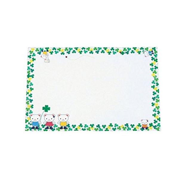 【商品名】　アーテック お子様テーブルマット クローバー TE-S01 無蛍光和紙 日本 (100枚入) QMTE101 【商品説明】　・サイズ:幅×奥行(cm)39×26.4・原産国:日本・本体重量:0.0084 kg・素材・材質:無蛍光...