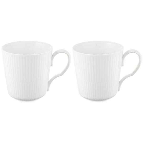 【商品名】　正規輸入品ロイヤルコペンハーゲン ホワイトフルーテッド ペア マグカップ S 280ml 結婚祝い プレゼント 1017377 【商品説明】　・サイズ:約直径8.5×高さ8.5cm・セット内容:マグ×2・ブランド:ROYAL C...
