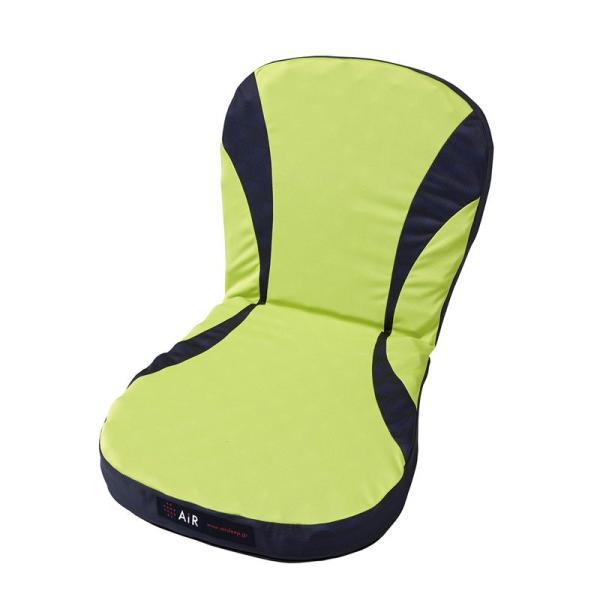 【商品名】　西川 (Nishikawa) エアー エアー ポータブル クッション 40X80cm (背もたれつき Lサイズ) 凹凸構造 体圧分散 長時間 【商品説明】　・[3LAYER] 表面の凹凸構造が体圧を分散し、ベース部が身体をしっか...