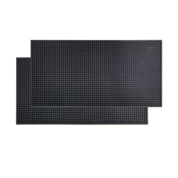 【商品名】　LuceLuce バーマット カウンター bar マット 水切りマット グラスマット セット キッチン 黒 バーテンダー グラス 30cm× 【商品説明】　・【バーカウンターに最適！】十分なサイズ感と厚さもしっかりと1cmあるた...