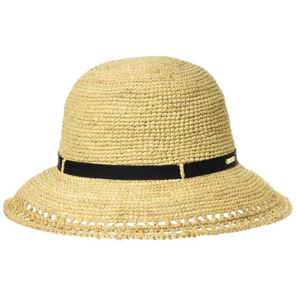 【商品名】　ミルサ 日よけ帽子 Raffia Capelin レディース BLACK(01) 60cm(60) 【商品説明】　・SIZE:57.5 つば:8cm 高さ:12.5cm 内周り:57.5cm・SIZE:60 つば:8cm 高さ:...