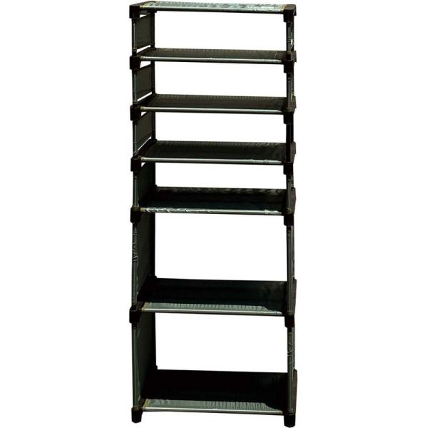 【商品名】　スロウワー くつ箱 FORMABLE SHELFRACK Bucs オリーブ 収納ラック ポリエステル 【商品説明】　・[全体総耐荷重]: 約25kg, [棚（ラック） 耐荷重]: 約7kg・[素材]: [パイプ]: 鉄, [棚...