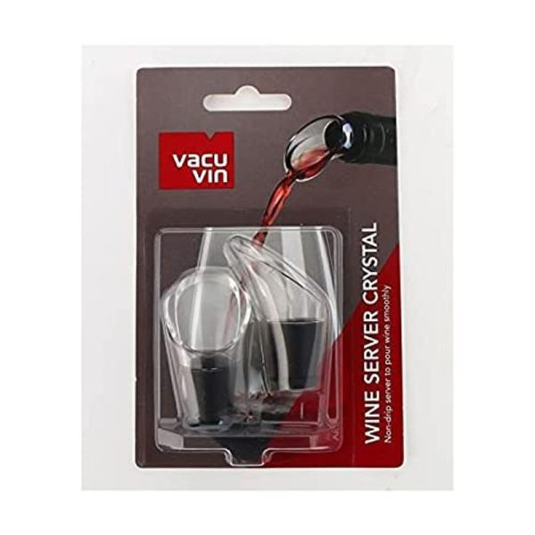 【商品名】　正規輸入品vacu vin バキュバン ワインサーバー ブラック(2ヶ入) 【商品説明】　・外寸 :35×25×H50mm・本体重量(kg):0.025・材質:本体:ポリカーボネイト・パッキン:TPE樹脂 【サイズ】　高さ : ...