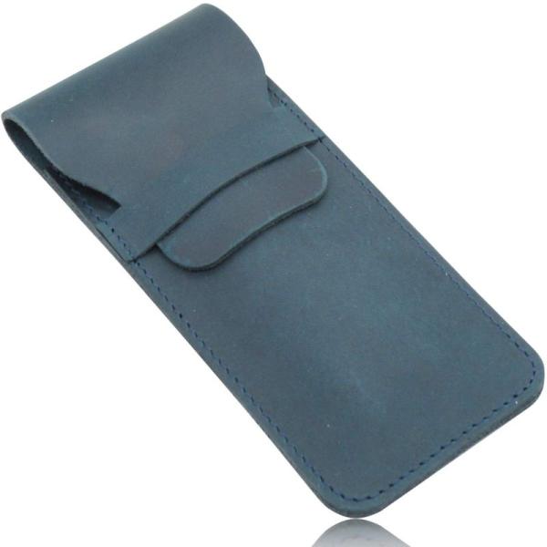 【商品名】　Libra 1本 2本 ペンケース 革 2タイプ (06 ネイビー (2本用)) 【商品説明】　・?【 ご使用上のお願い 】 皮革製品の性質上、お手元に届いて間もない頃は、多少の色落ちがあります。白や淡い色の洋服、バッグに色移り...