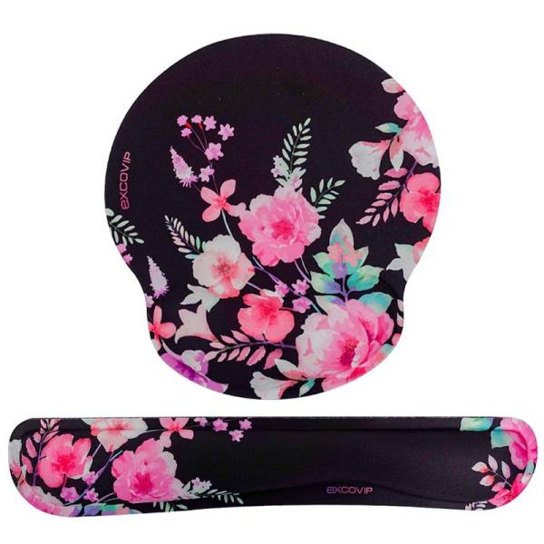 【商品名】　excovip Keyboard Wrist Rest Pad and Mouse pad with Wrist Rest Support  【商品説明】　・メモリーフォーム 【サイズ】　高さ : 3.80 cm　横幅 : 25...