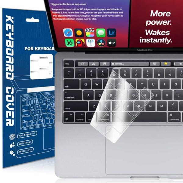 【商品名】　M2 M1 Chip 搭載 モデルMacbook Pro 13 (2022/2020)/ 16 (2019) キーボードカバー US Key 【商品説明】　・【ソフトTPU素材】耐久性が最も効率的で丈夫なの素材の一つであるTPU...