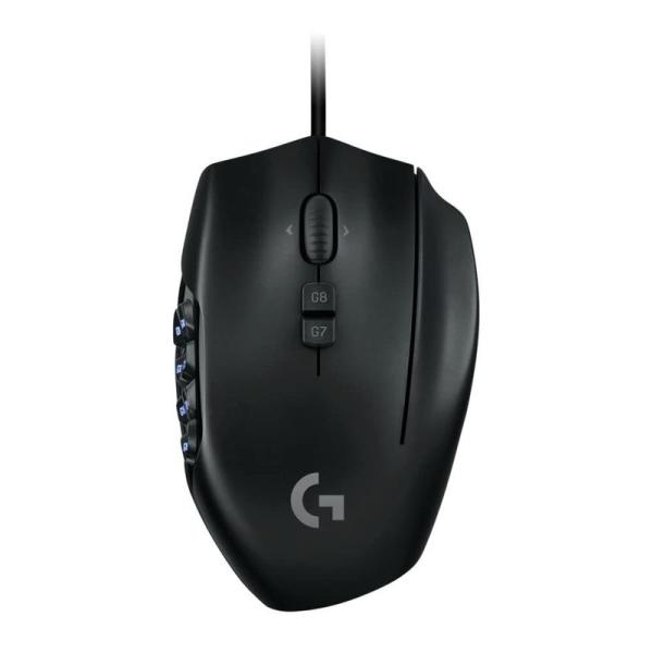 【商品名】　Logicool G ロジクール G USB ゲーミングマウス ブラック 有線 G600t MMO ゲーム用 20ボタン LIGHTSYNC 【商品説明】　・【12個のサムボタン】MMOゲーマーと開発者から直接意見を取り入れた結...