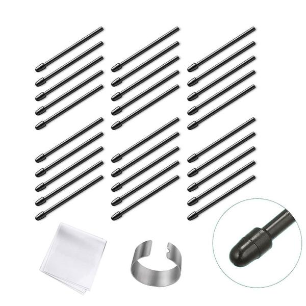 【商品名】　For Wacom Pro Pen 2用 プロペン2専用 標準替え芯 30本入り 芯抜き同梱 描画 ペンタブレット用 ブラック 【商品説明】　・◆ 【For Wacom Pro Pen 2(KP-504E) 専用の高素材標準替え...